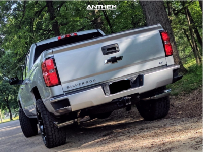 2016 Chevrolet Silverado 1500 Wheel Offset Slightly Aggressive Leveling ...