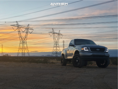 2002 Ford F-150 Wheel Offset Aggressive > 1" Outside Fender Suspension ...