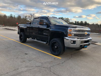2016 Chevrolet Silverado 2500 HD Wheel Offset Aggressive > 1" Outside ...