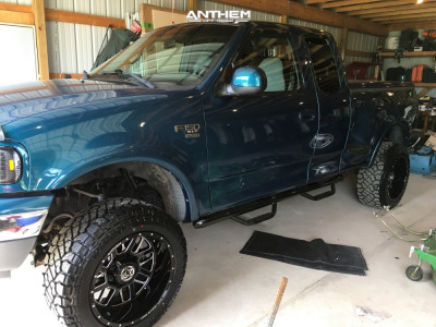 2000 Ford F-150 Wheel Offset Super Aggressive 3"-5" Suspension Lift 4 ...