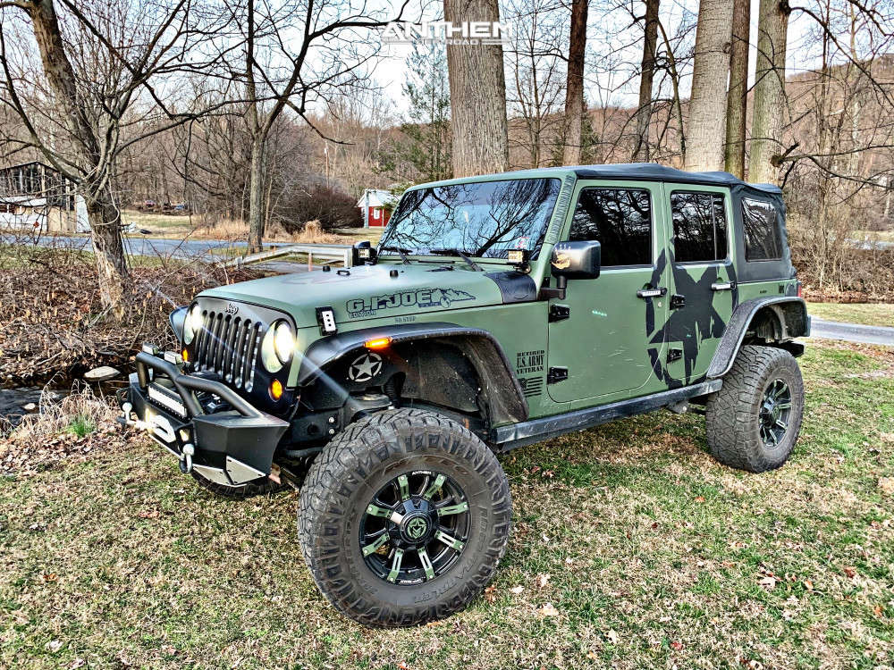 2017 Jeep Wrangler JK Wheel Offset Aggressive > 1" Outside Fender ...