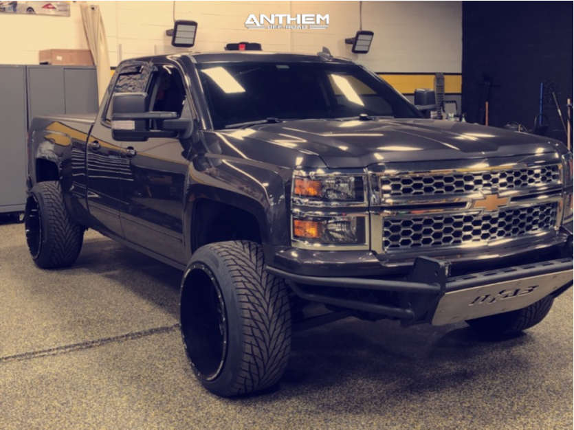 2015 Chevrolet Silverado 1500 Wheel Offset Hella Stance >5" Leveling ...