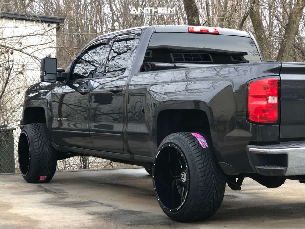 2015 Chevrolet Silverado 1500 Wheel Offset Hella Stance >5" Leveling ...