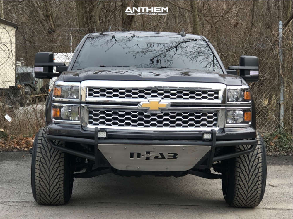 2015 Chevrolet Silverado 1500 Wheel Offset Hella Stance >5" Leveling ...