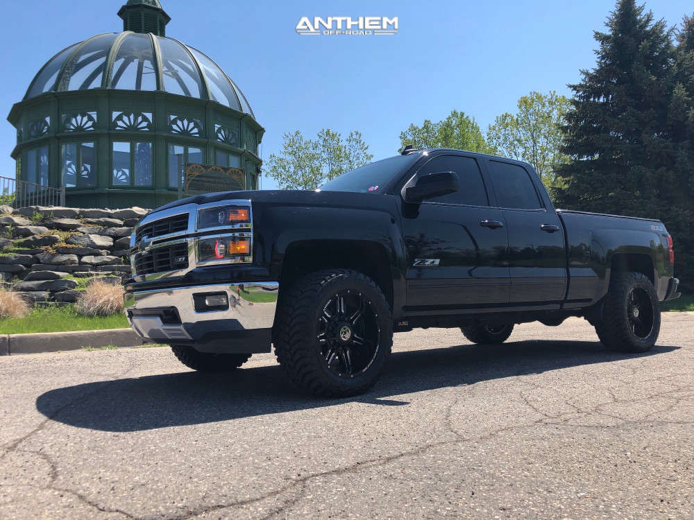 2015 Chevrolet Silverado 1500 Wheel Offset Aggressive > 1" Outside ...
