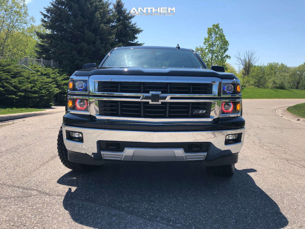 2015 Chevrolet Silverado 1500 Wheel Offset Aggressive > 1" Outside ...