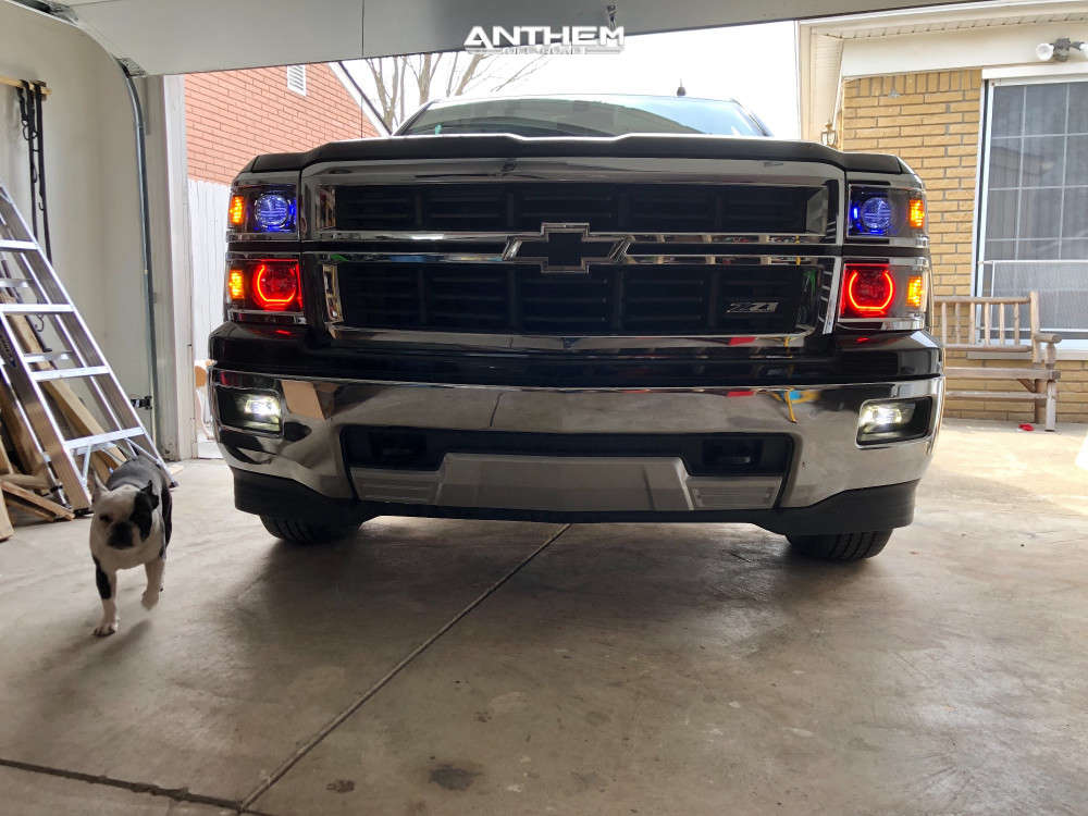 2015 Chevrolet Silverado 1500 Wheel Offset Aggressive > 1" Outside ...