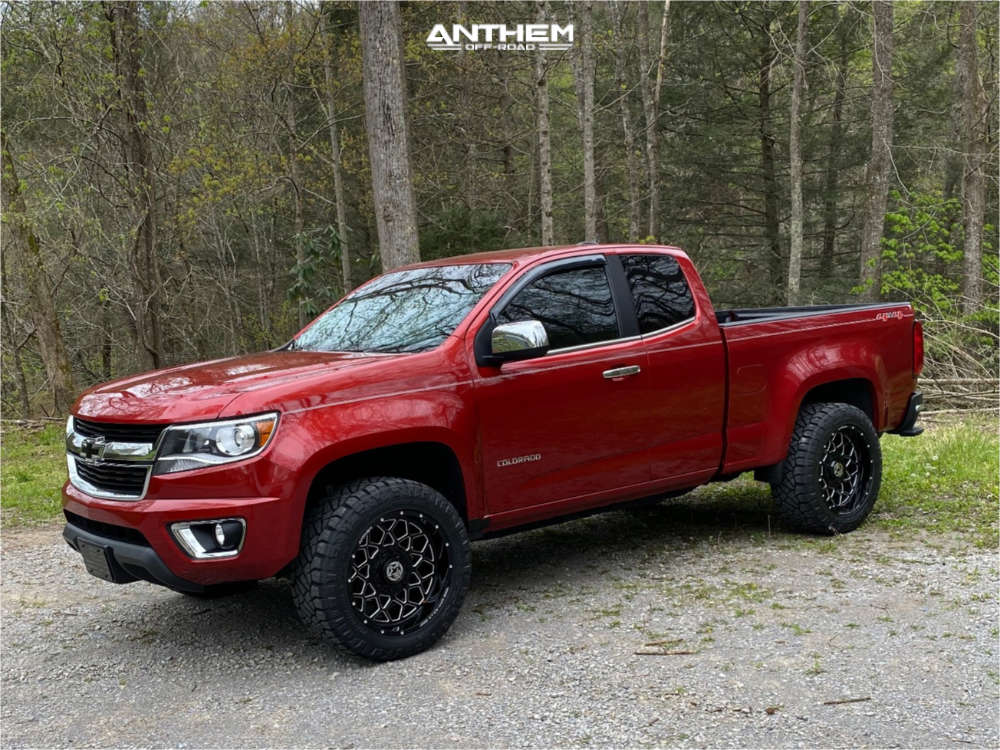 2015 Chevrolet Colorado Wheel Offset Aggressive > 1" Outside Fender ...