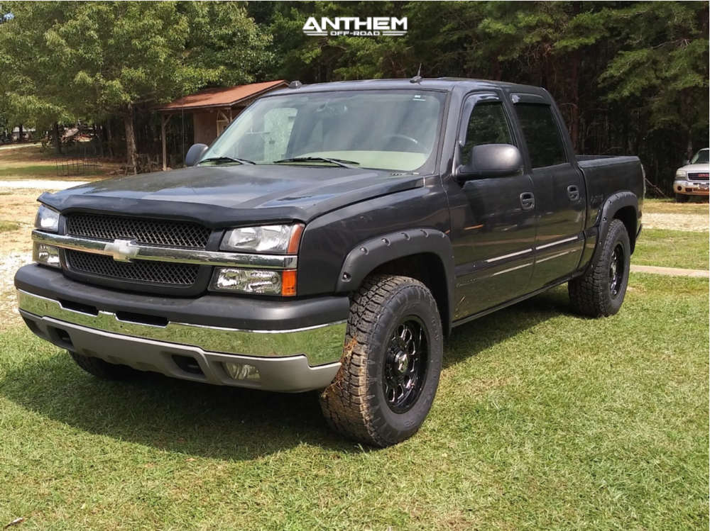 2005 Chevrolet Silverado 1500 Wheel Offset Slightly Aggressive Leveling ...