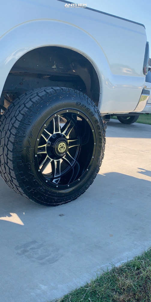 2015 Ford F-250 Wheel Offset Super Aggressive 3"-5" Suspension Lift 6 ...