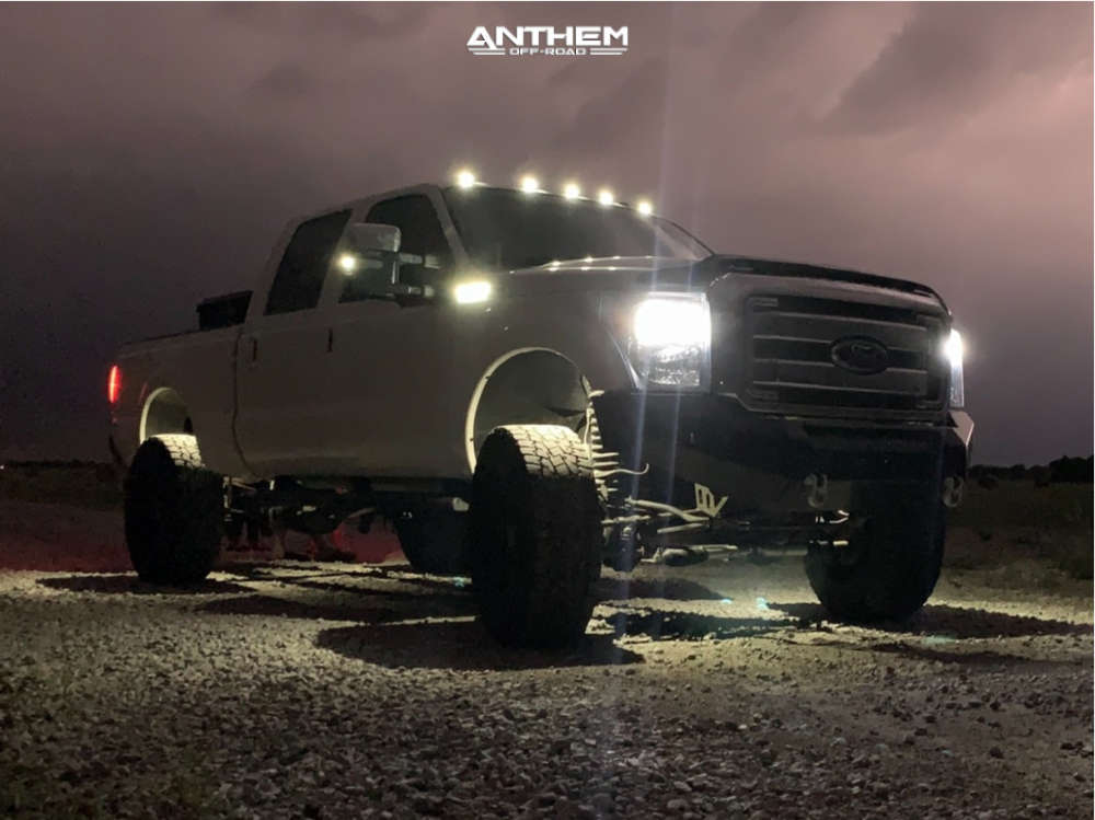 2015 Ford F-250 Wheel Offset Super Aggressive 3"-5" Suspension Lift 6 ...