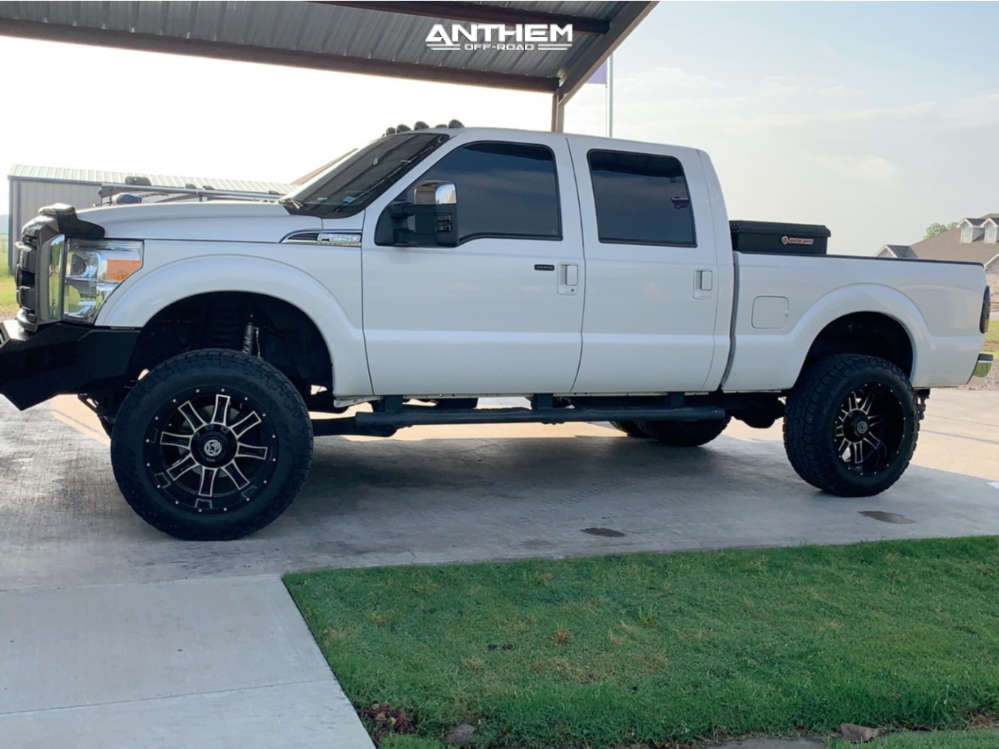 2015 Ford F-250 Wheel Offset Super Aggressive 3"-5" Suspension Lift 6 ...