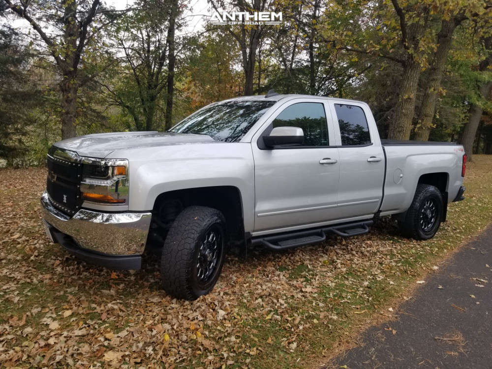 2016 Chevrolet Silverado 1500 Wheel Offset Aggressive > 1" Outside ...