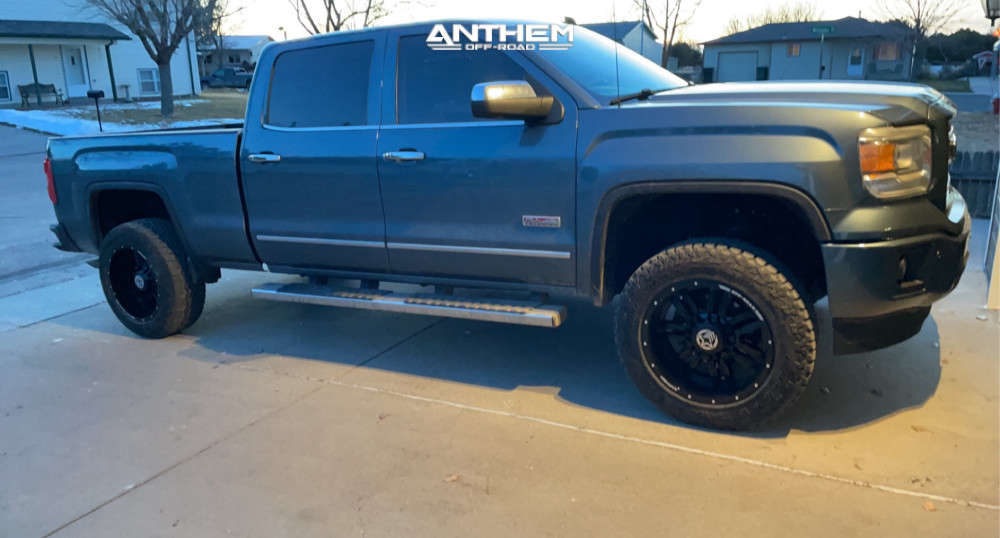 2014 GMC Sierra 1500 Wheel Offset Aggressive > 1" Outside Fender ...