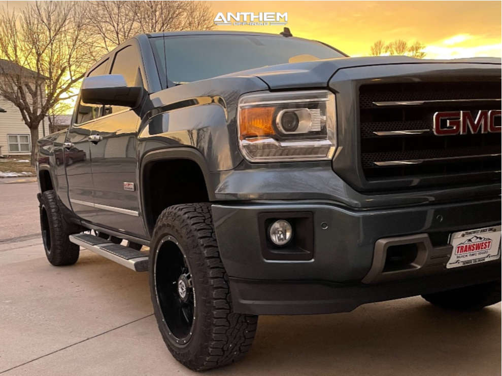 2014 GMC Sierra 1500 Wheel Offset Aggressive > 1" Outside Fender ...