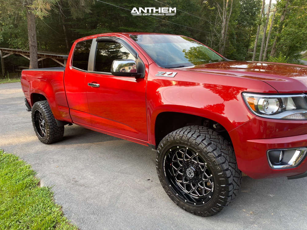 2015 Chevrolet Colorado Wheel Offset Aggressive > 1" Outside Fender ...