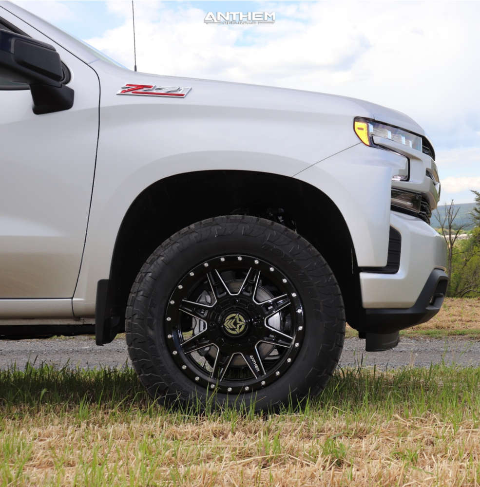2021 Chevrolet Silverado 1500 Wheel Offset Aggressive > 1" Outside ...