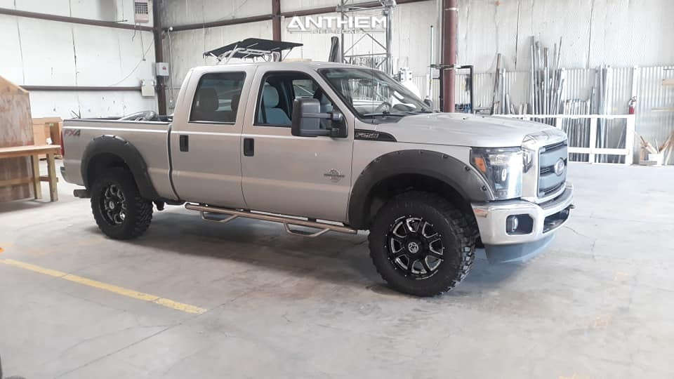 2015 Ford F-250 Super Duty Wheel Offset Slightly Aggressive Leveling ...