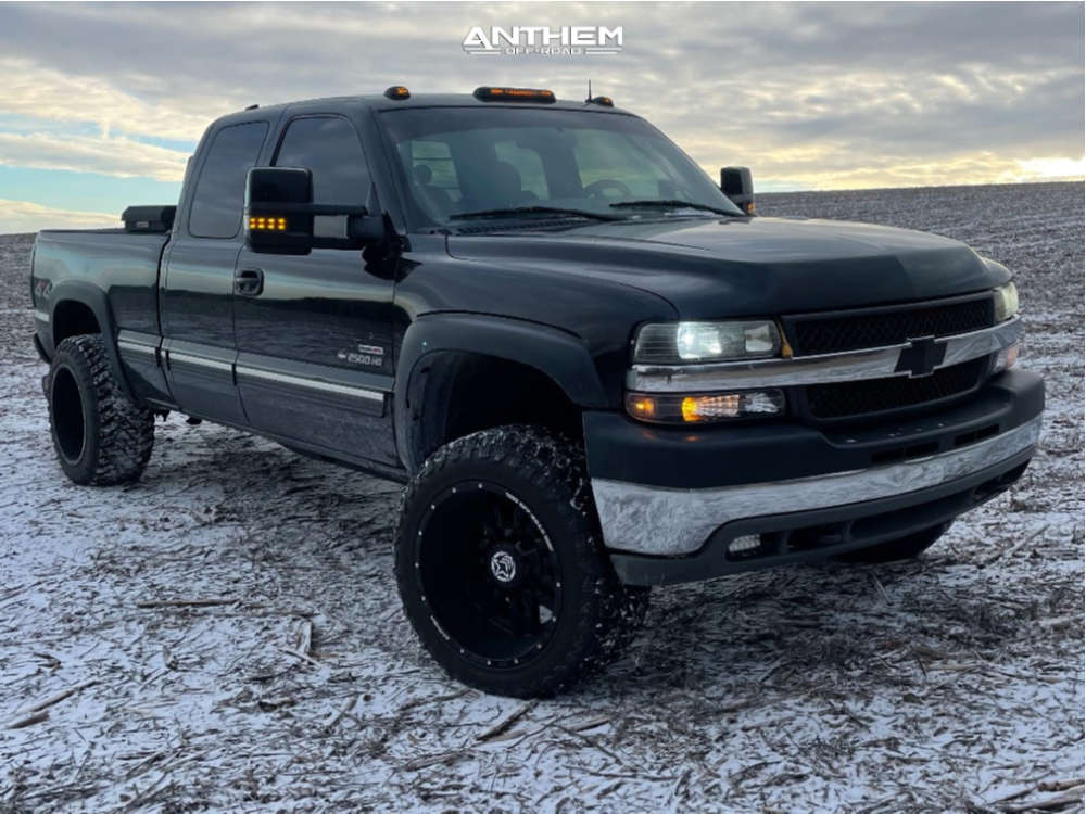 2002 Chevrolet Silverado 2500 HD Wheel Offset Aggressive > 1" Outside ...