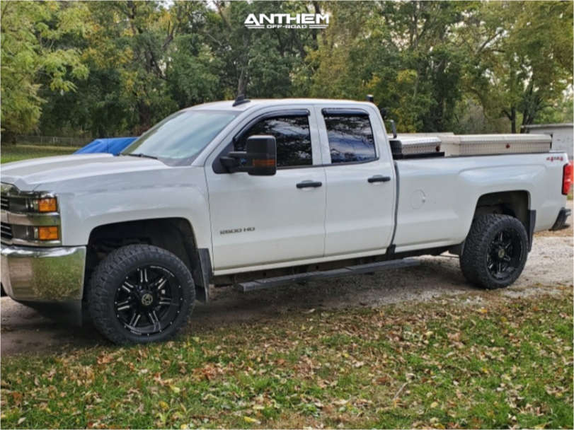 2016 Chevrolet Silverado 2500 HD Wheel Offset Aggressive > 1" Outside ...