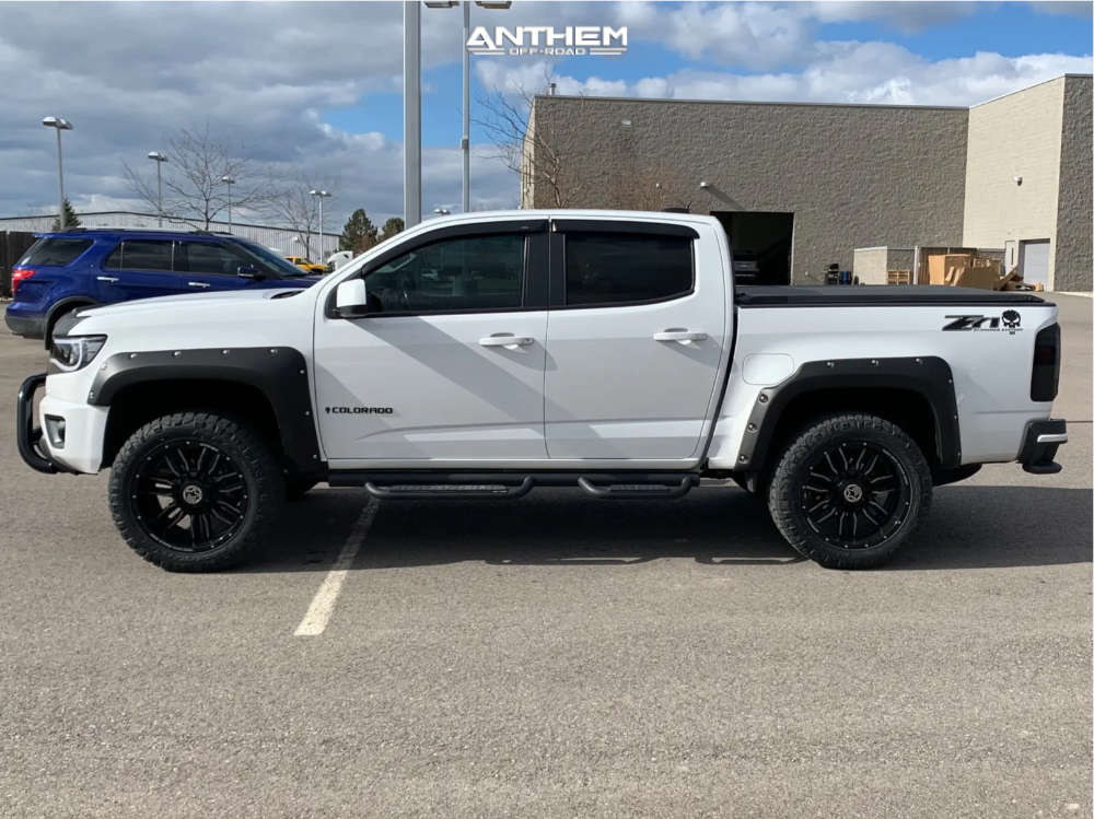 2017 Chevrolet Colorado Wheel Offset Aggressive > 1" Outside Fender ...