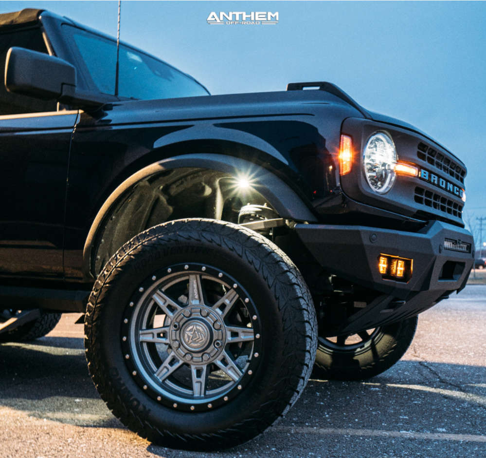 2021 Ford Bronco Wheel Offset Aggressive > 1" Outside Fender Suspension ...