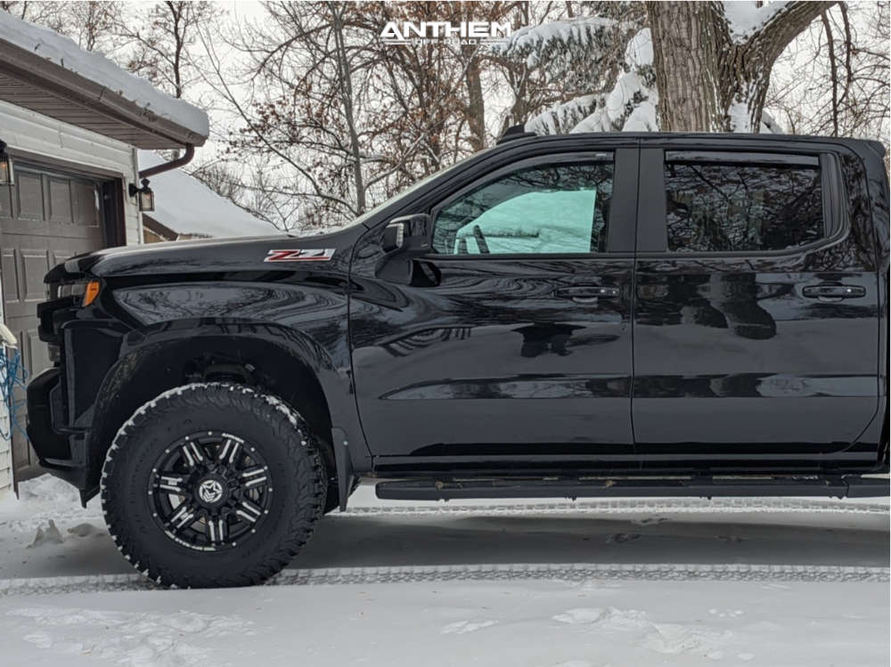2019 Chevrolet Silverado 1500 Wheel Offset Aggressive > 1" Outside ...