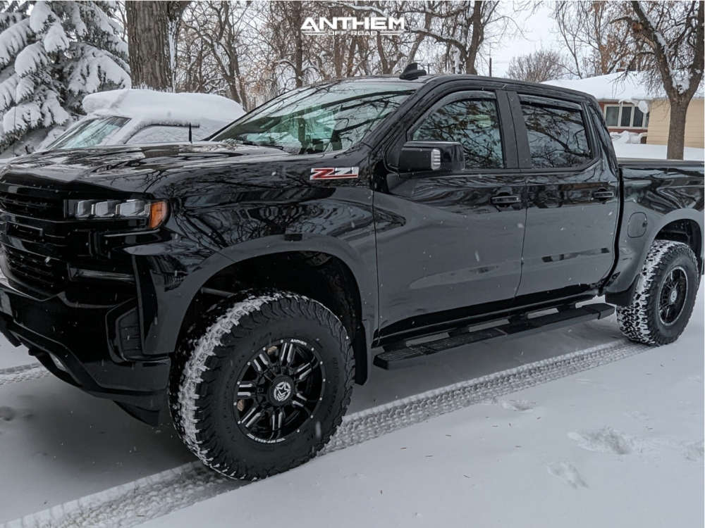 2019 Chevrolet Silverado 1500 Wheel Offset Aggressive > 1" Outside ...