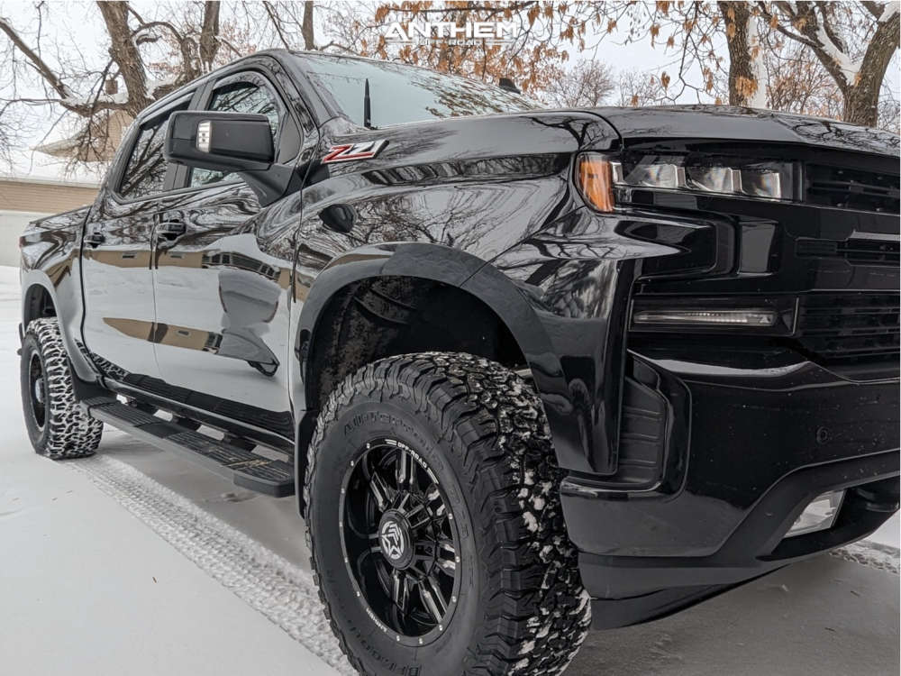 2019 Chevrolet Silverado 1500 Wheel Offset Aggressive > 1" Outside ...