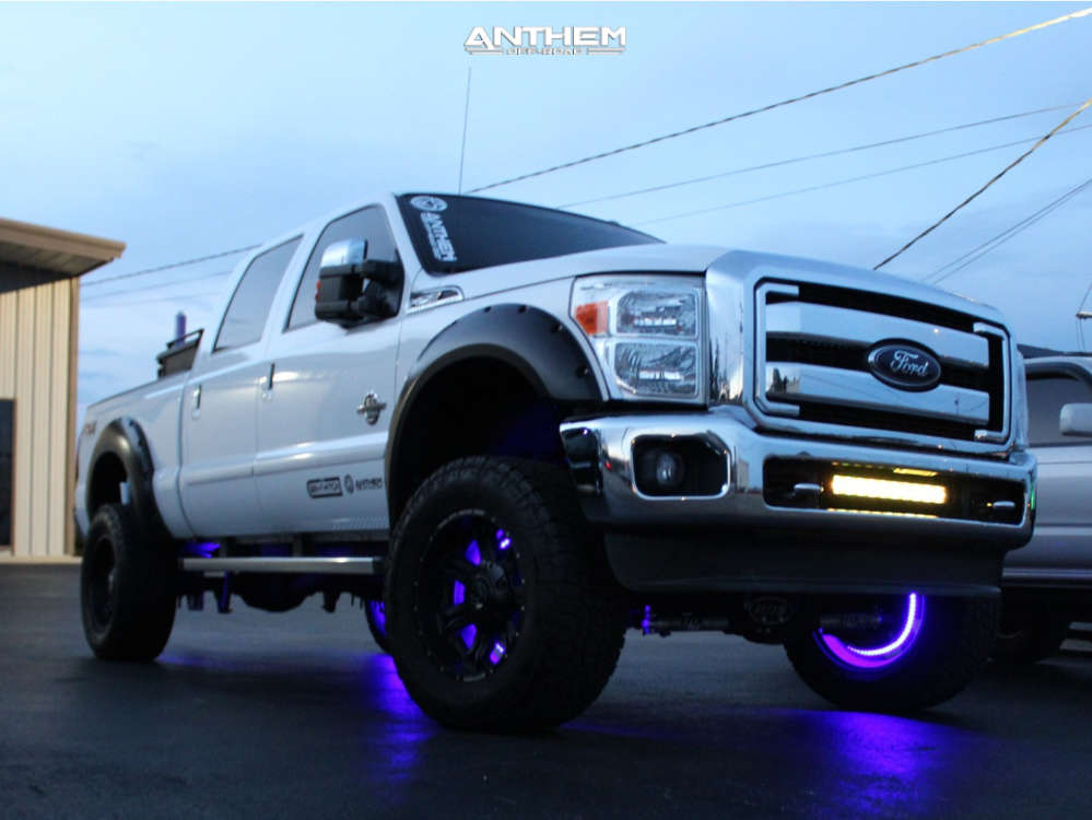 2013 Ford F-250 Super Duty Wheel Offset Aggressive > 1" Outside Fender ...