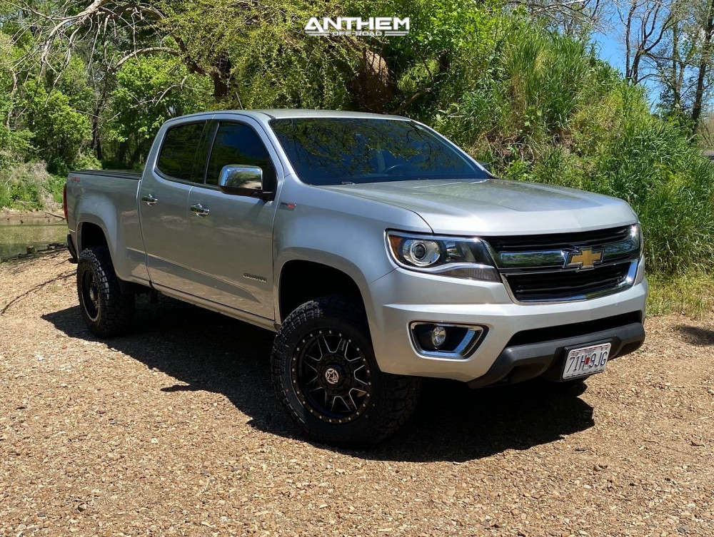 2017 Chevrolet Colorado Wheel Offset Aggressive > 1" Outside Fender ...