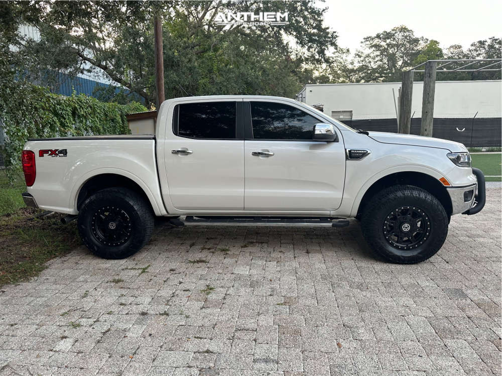2020 Ford Ranger Wheel Offset Aggressive > 1" Outside Fender Leveling ...