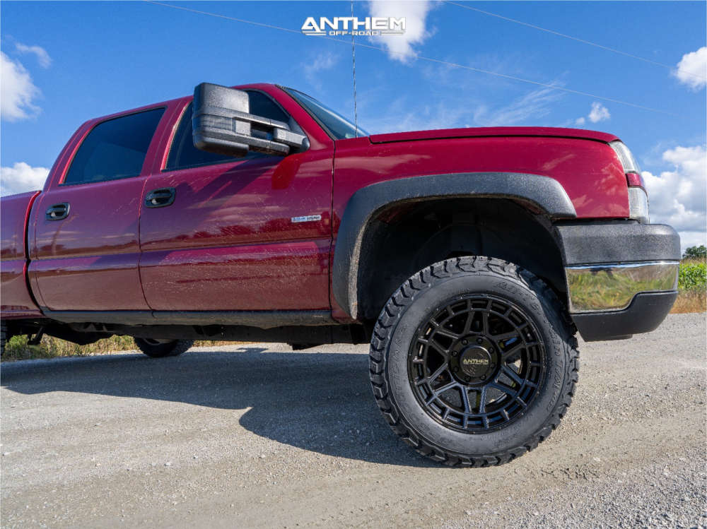 2006 Chevrolet Silverado 2500 HD Wheel Offset Aggressive > 1" Outside ...