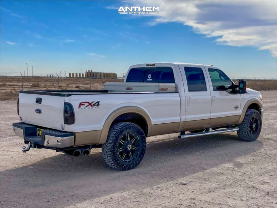 2012 Ford F-250 Super Duty Wheel Offset Aggressive > 1" Outside Fender ...