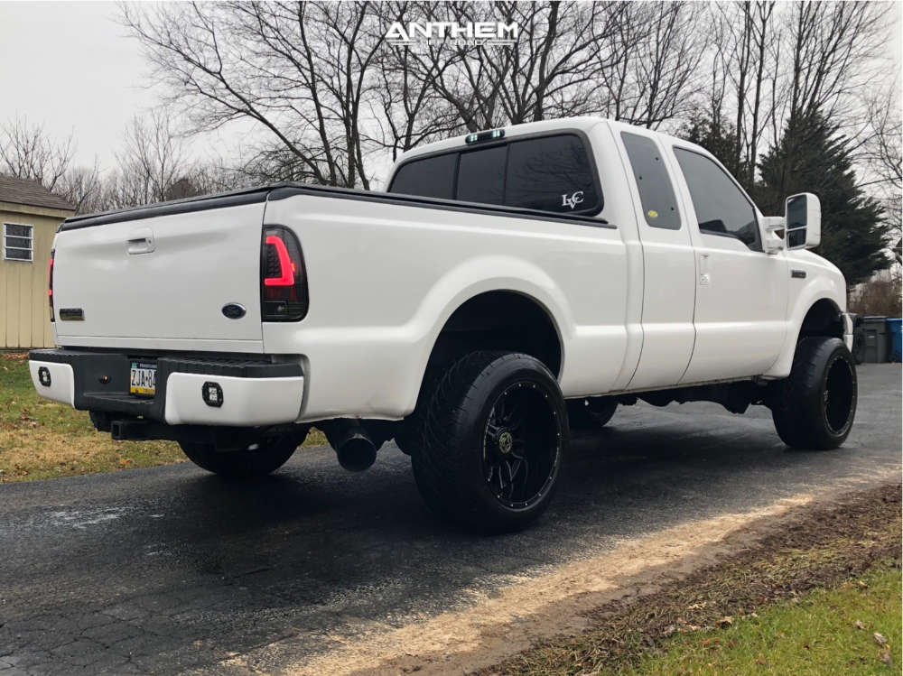 2006 Ford F-250 Super Duty Wheel Offset Super Aggressive 3"-5" Leveling ...