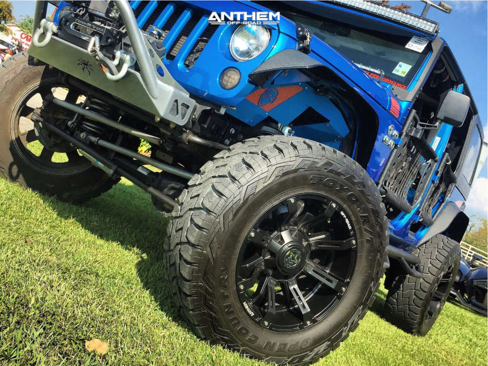 2015 Jeep Wrangler JK Wheel Offset Super Aggressive 3"-5" Suspension ...