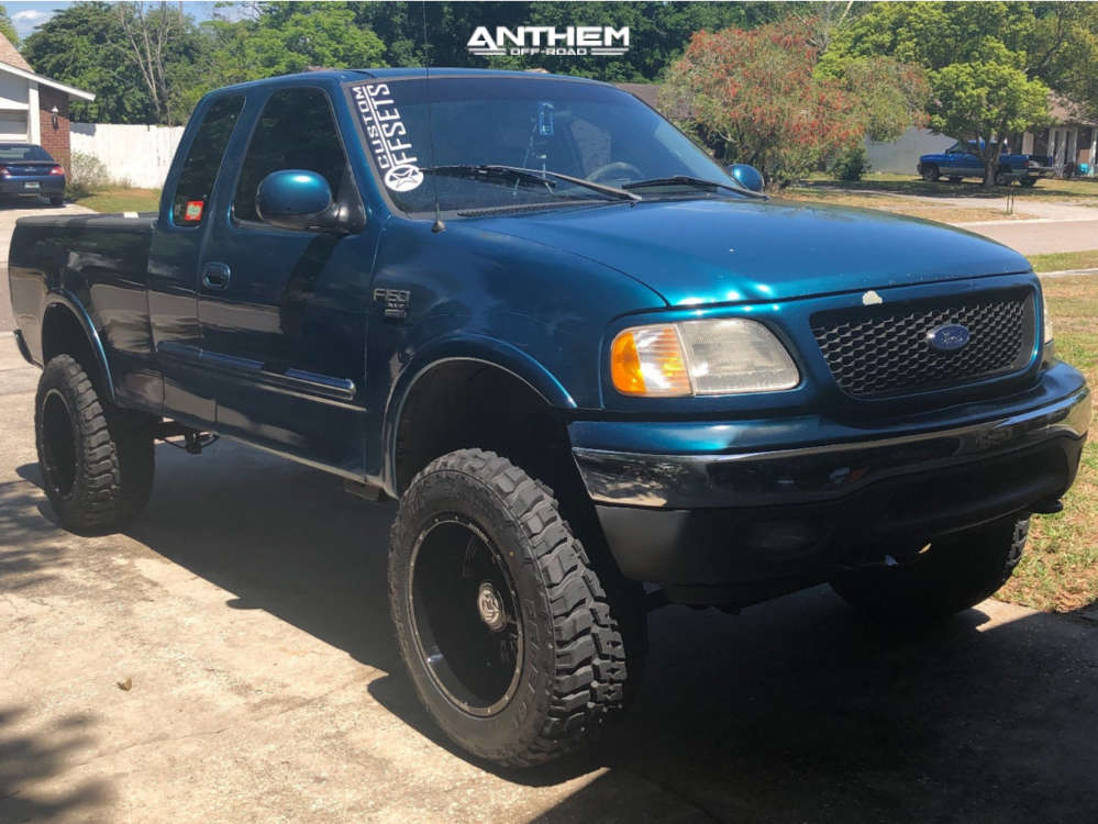 2001 Ford F-150 Wheel Offset Aggressive > 1" Outside Fender Suspension ...