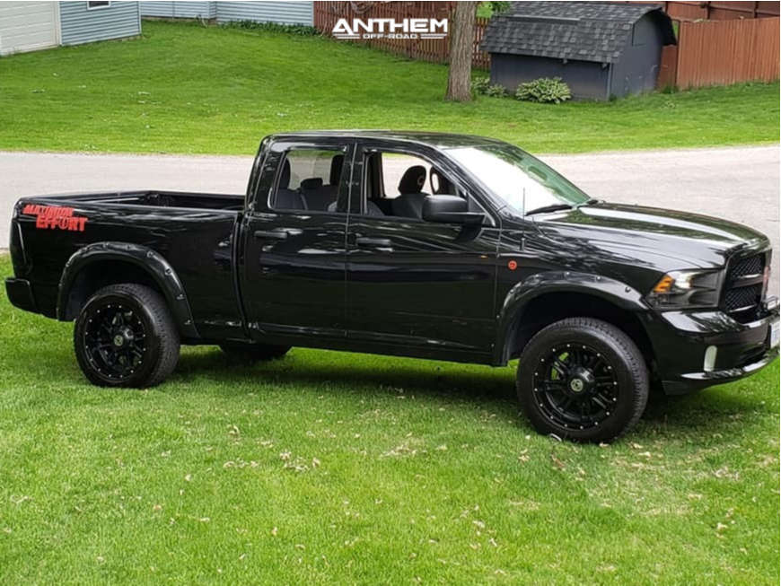 2017 Ram 1500 Wheel Offset Aggressive > 1" Outside Fender Leveling Kit ...