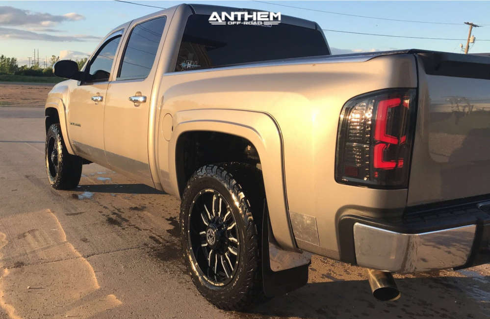 2008 Chevrolet Silverado 1500 Wheel Offset Slightly Aggressive Leveling ...