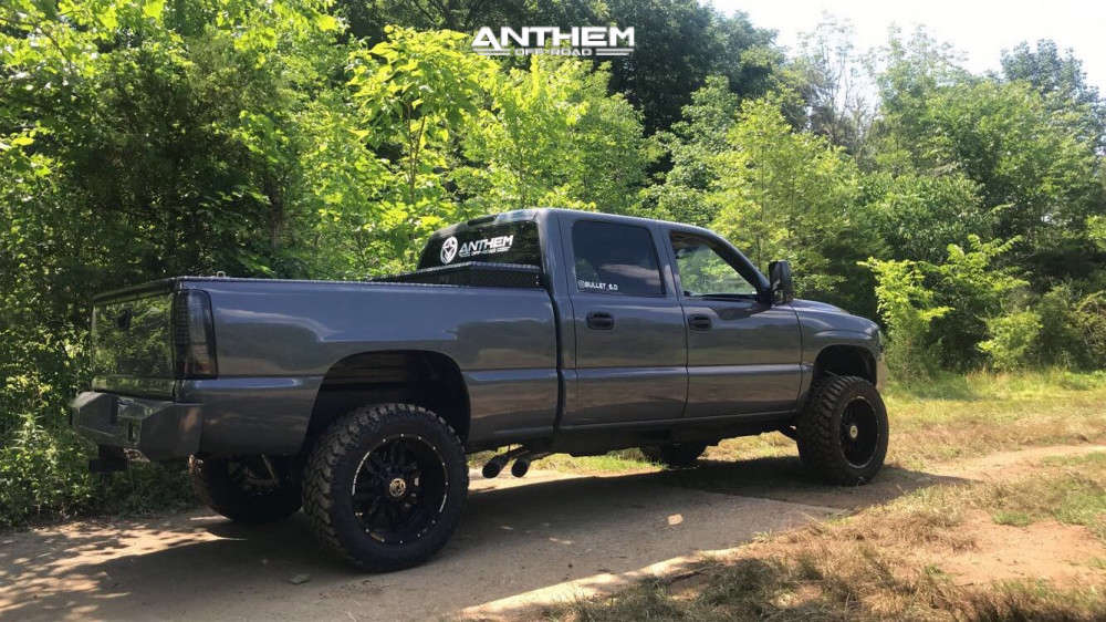 2002 Chevrolet Silverado 2500 HD Wheel Offset Aggressive > 1" Outside ...