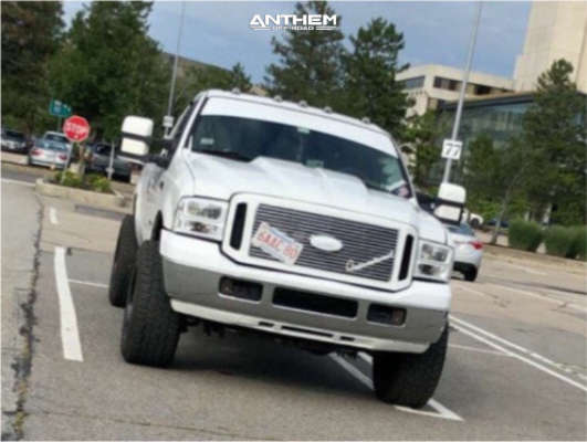 2002 Ford F-250 Super Duty Wheel Offset Aggressive > 1" Outside Fender ...