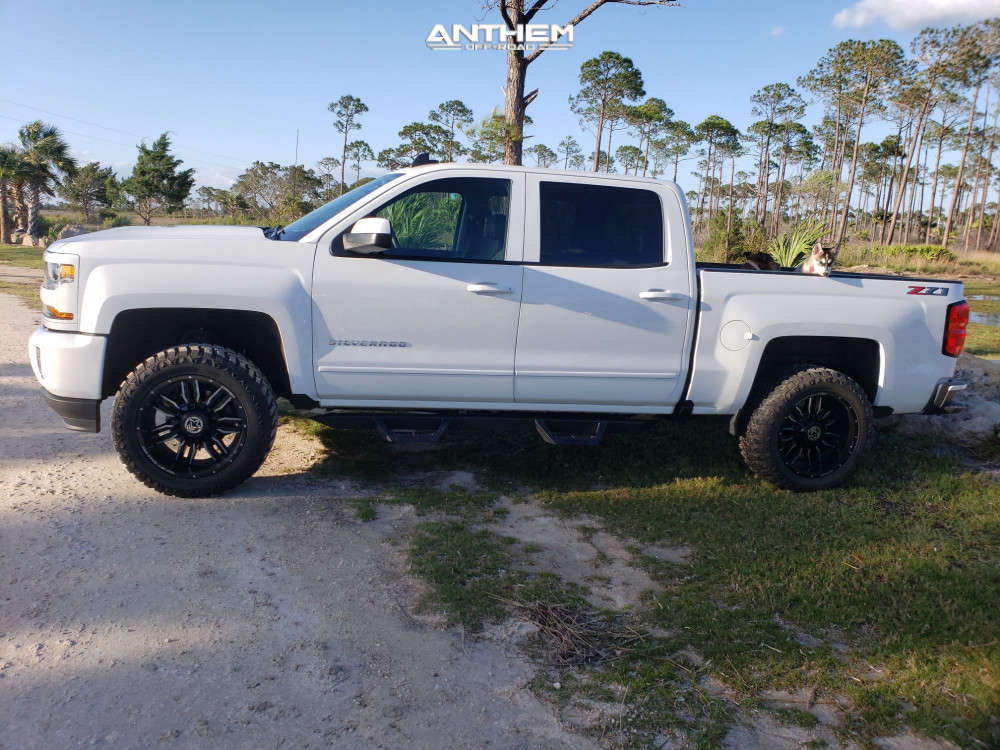 2018 Chevrolet Silverado 1500 Wheel Offset Aggressive > 1" Outside ...