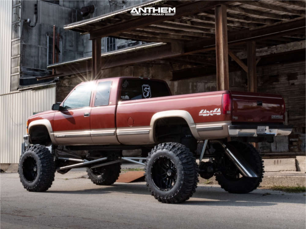 1998 Chevrolet K2500 Wheel Offset Super Aggressive 3"-5" Lifted >12 ...