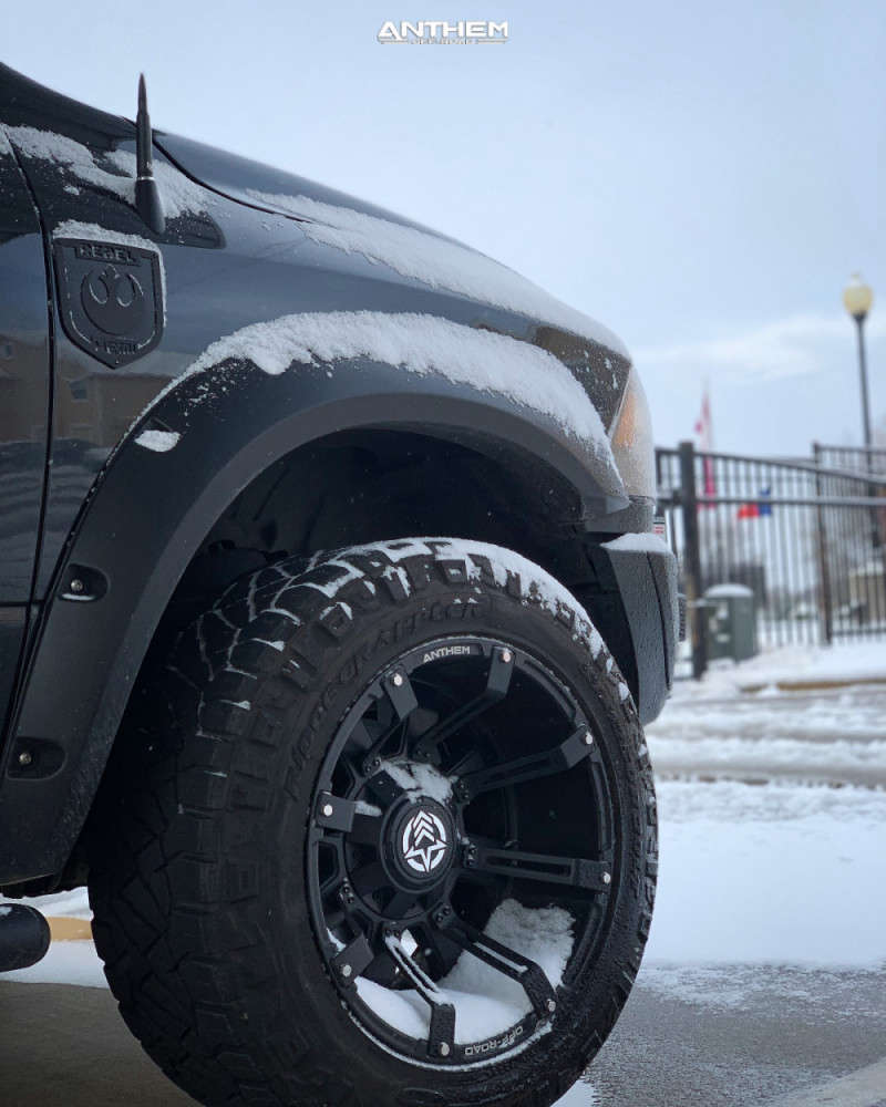 2016 Ram 1500 Wheel Offset Aggressive > 1" Outside Fender Stock ...