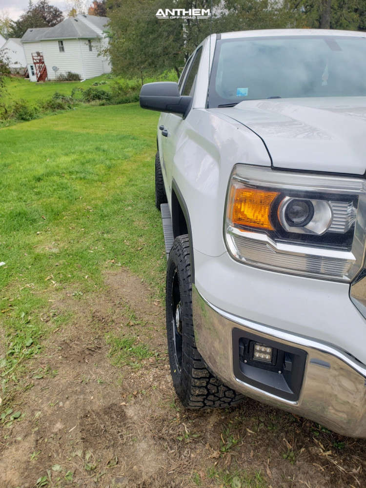 2014 GMC Sierra 1500 Wheel Offset Slightly Aggressive Leveling Kit ...