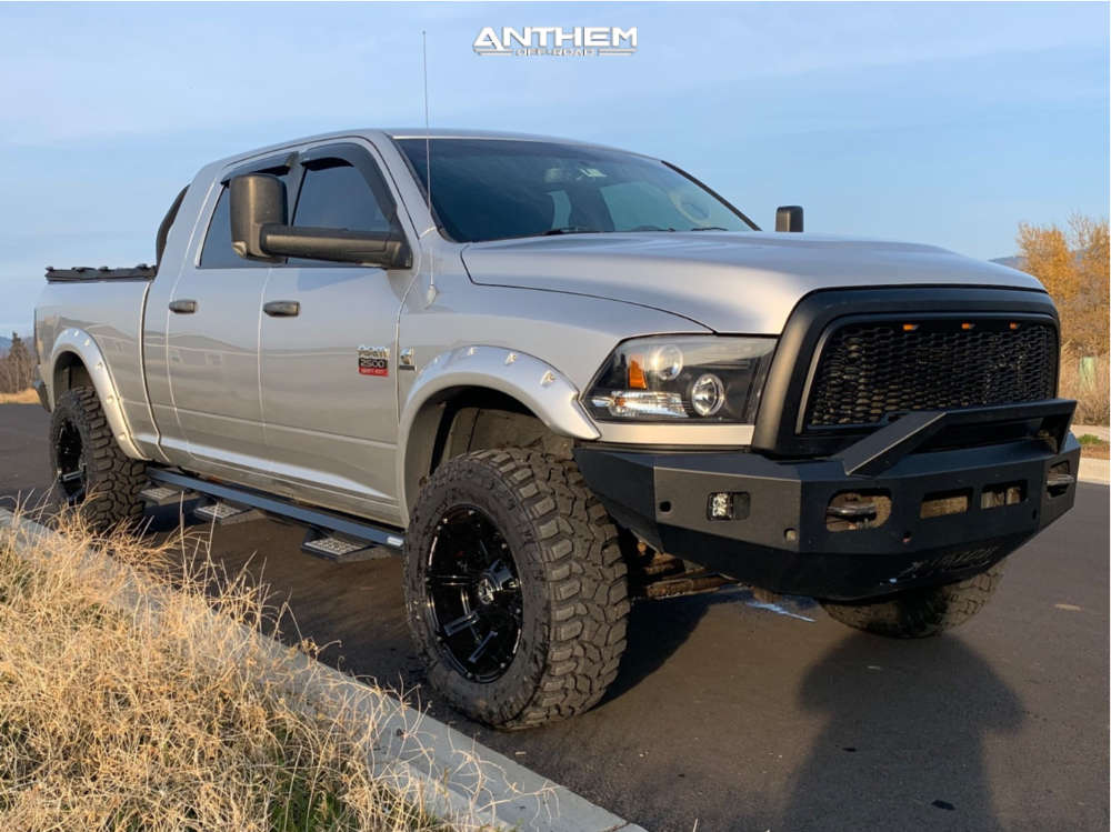 2012 Ram 2500 Wheel Offset Aggressive > 1" Outside Fender Leveling Kit ...