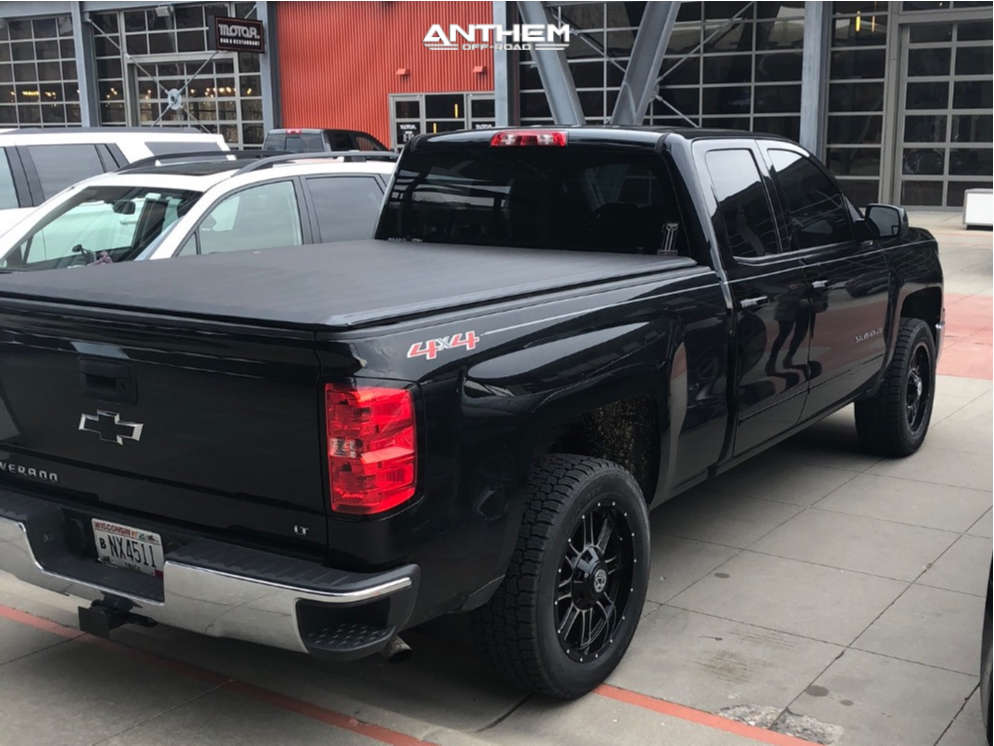 2015 Chevrolet Silverado 1500 Wheel Offset Aggressive > 1" Outside ...