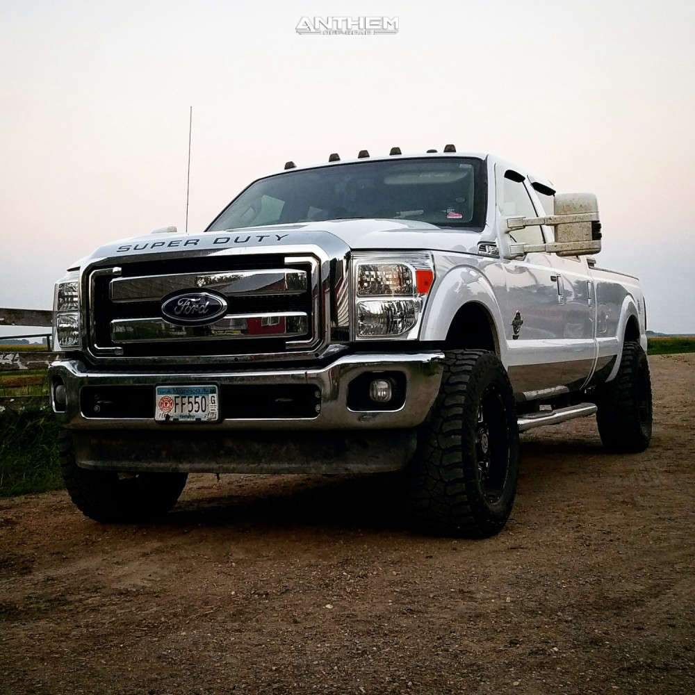 2011 Ford F-350 Super Duty Wheel Offset Super Aggressive 3"-5" Leveling ...