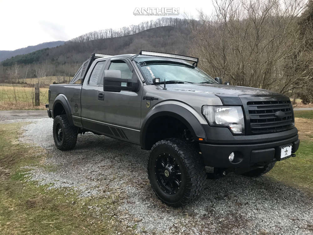 2010 Ford F-150 Wheel Offset Super Aggressive 3"-5" Suspension Lift 6 ...