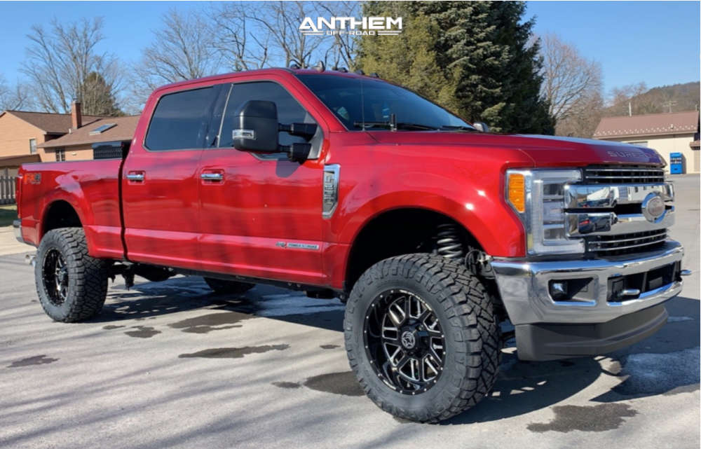 2019 Ford F-250 Super Duty Wheel Offset Aggressive > 1" Outside Fender ...